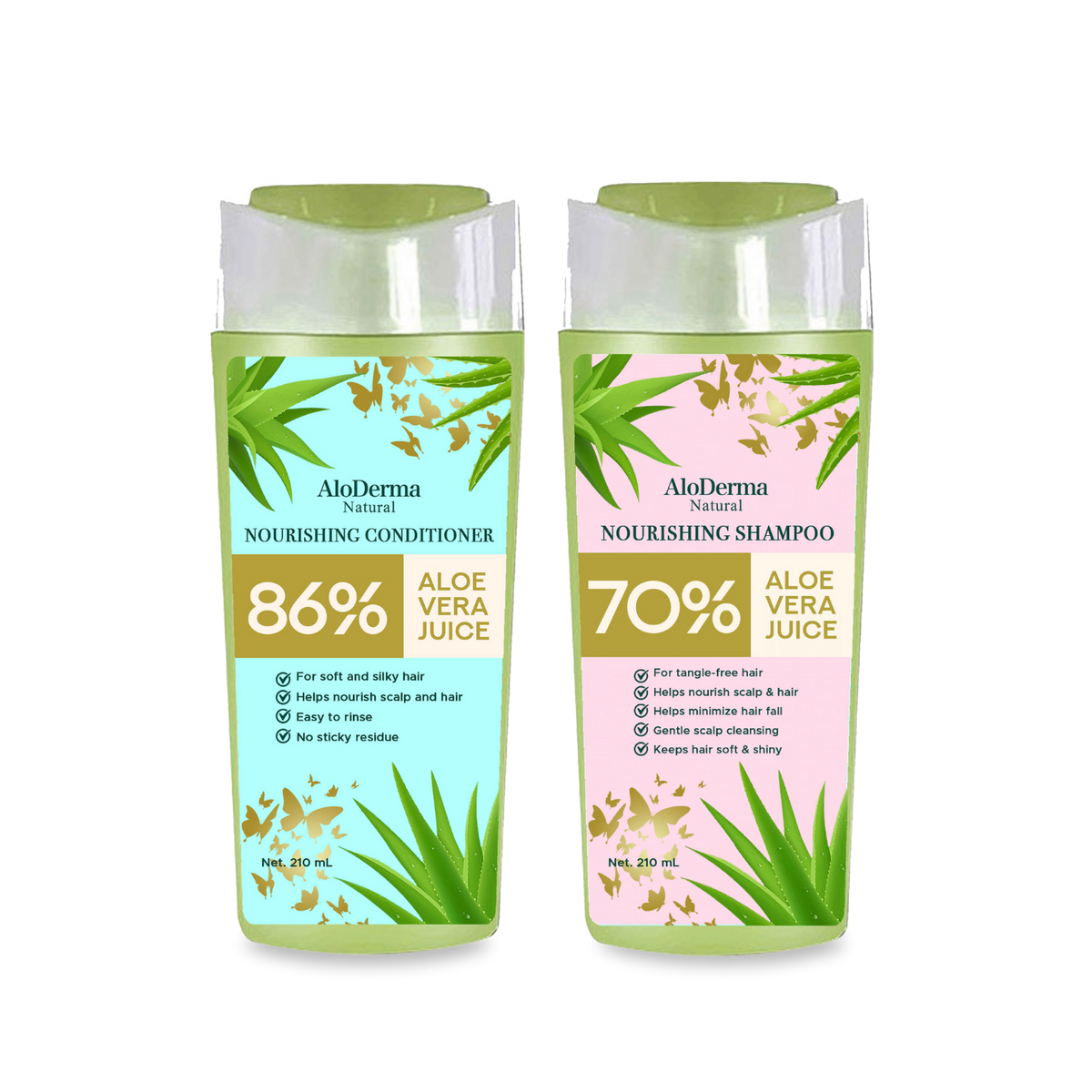 Aloe Shampoo & Conditioner Set – Aloderma Aloe Shampoo & Conditioner Set – Aloderma